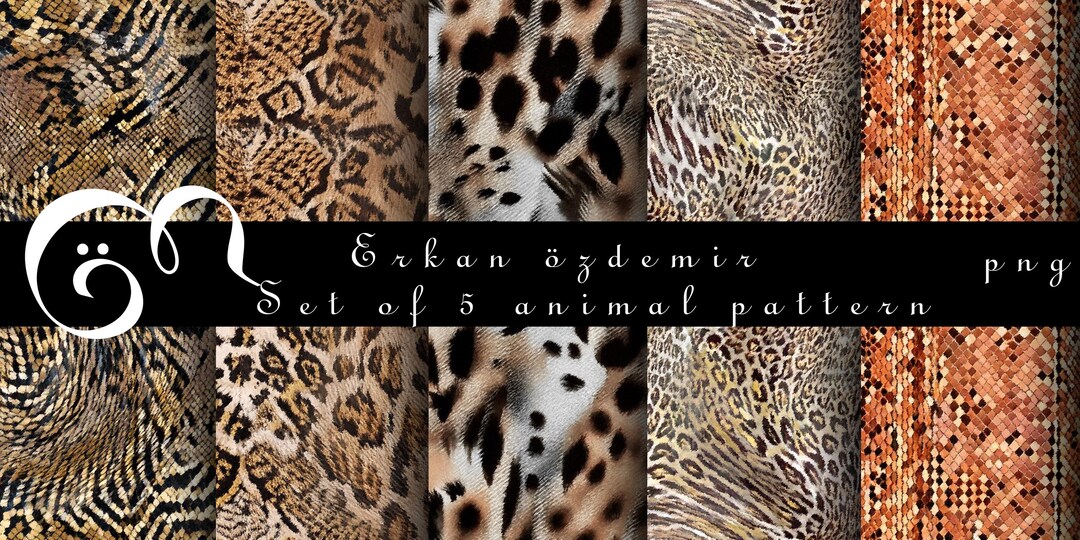 Real Animal Texture Snake Zebra Leopard Mix Real Pattern Endlessly ...