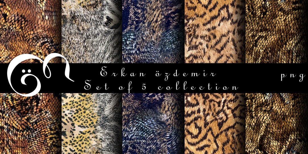 Leopard Snake Zebra Texture, Seamless Animal Print (digital Download ...