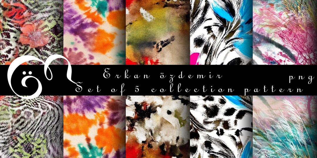 Original Different Pattern Ready for Printing With Abstract Batik ...