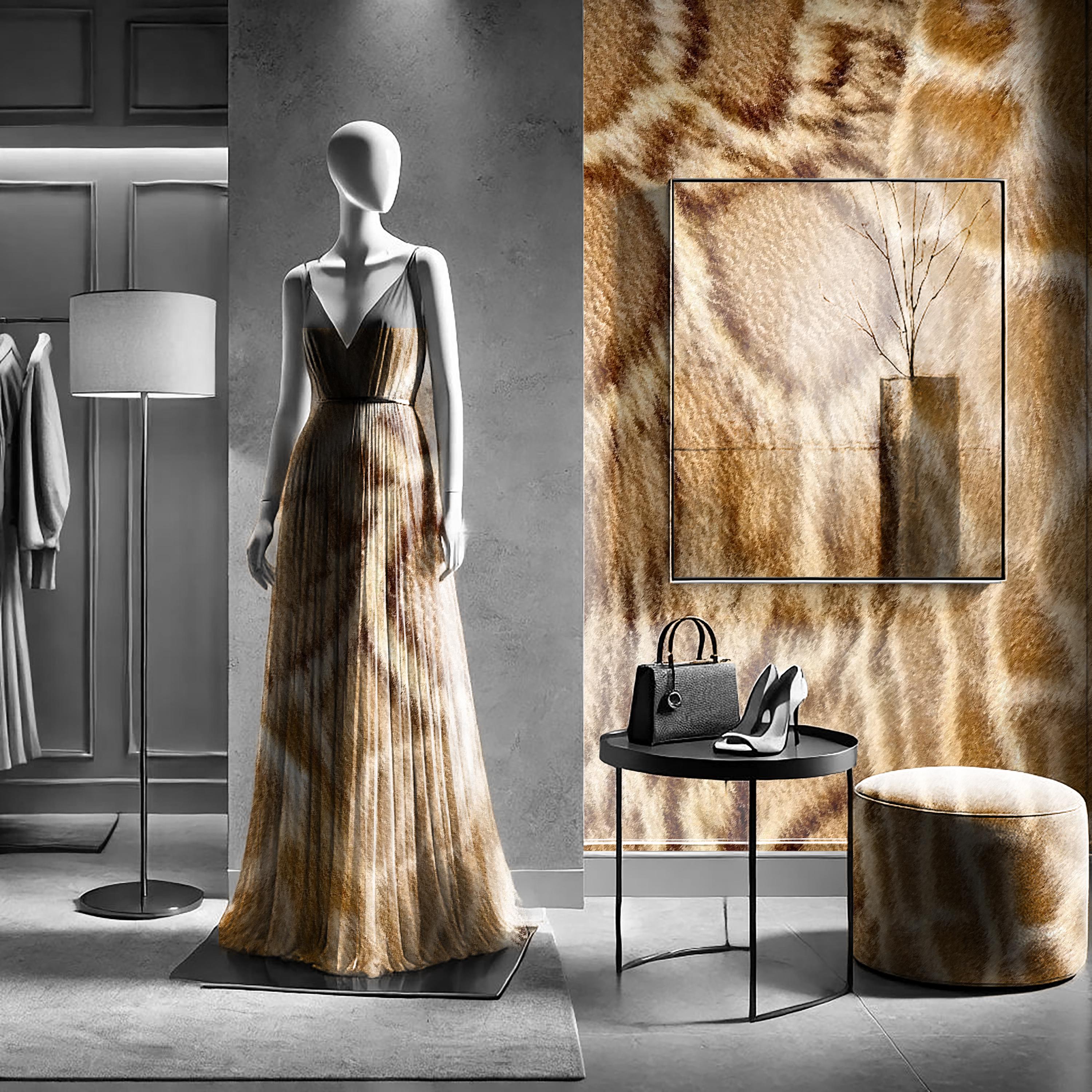 Real Gradient Textured Animal Seamless Wallpaper Seamless Endless ...