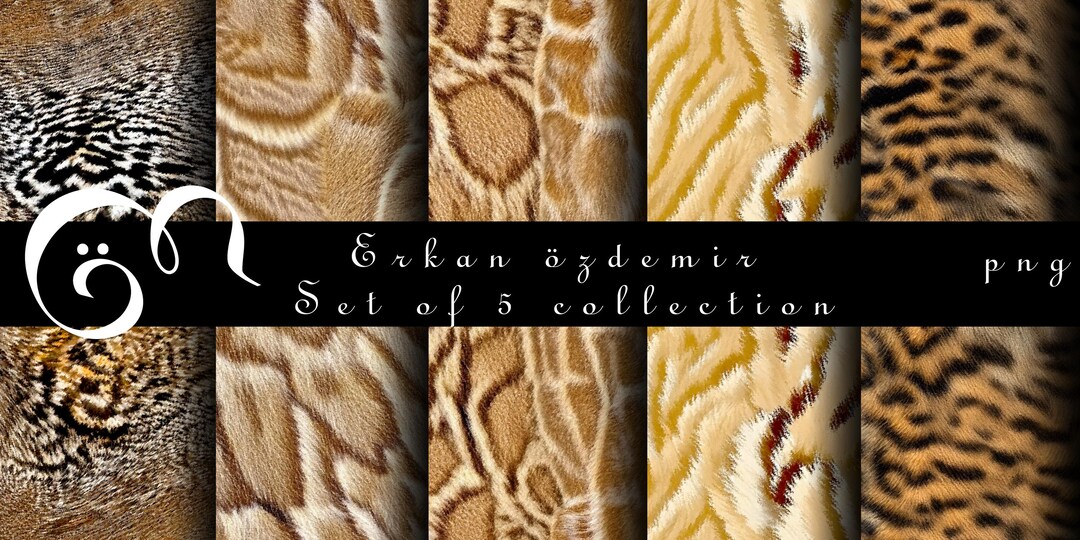 Real Gradient Textured Animal Seamless Wallpaper Seamless Endless ...