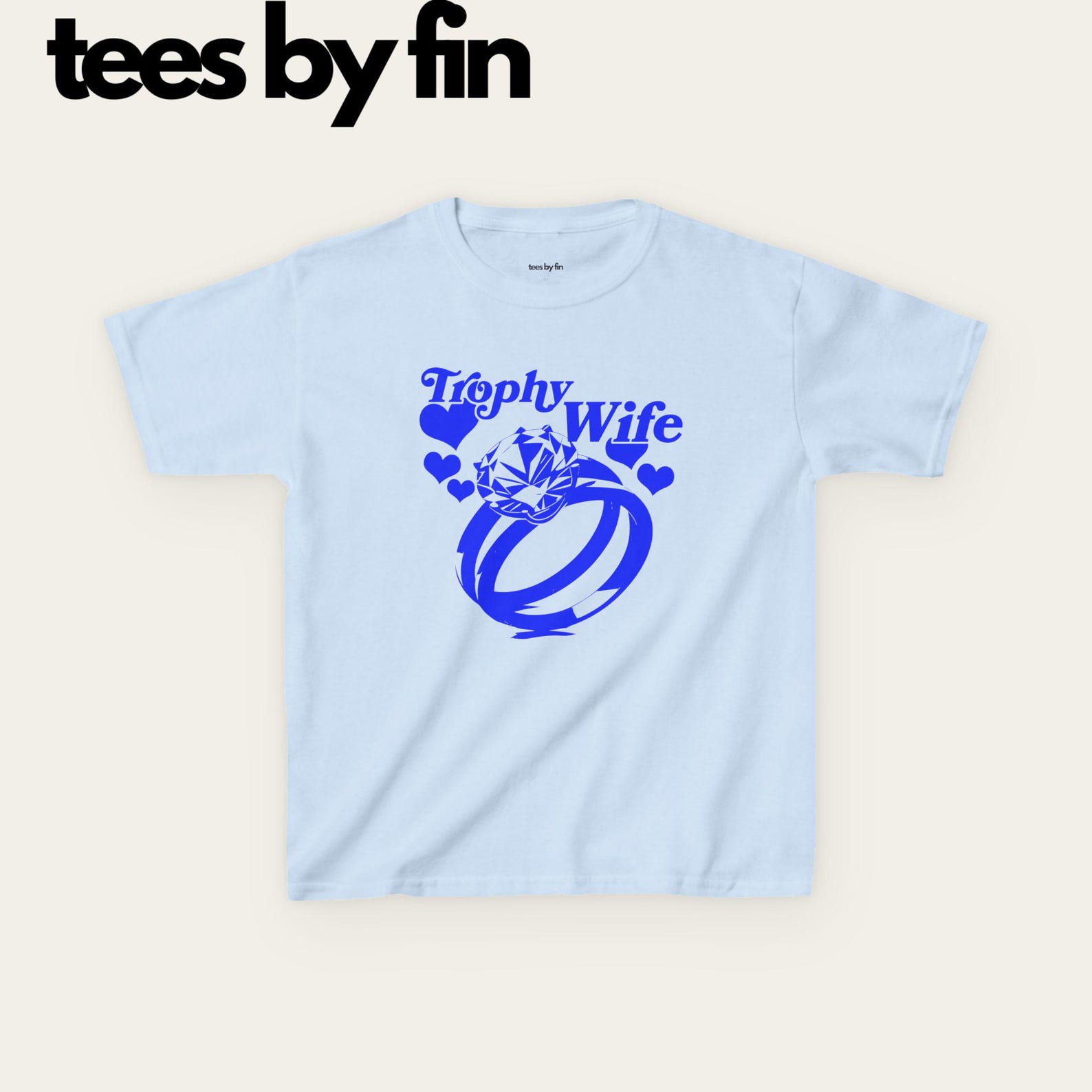 Trophy Wife Y2K Baby Tee Bride Shirt Marriage Material Crop - Etsy