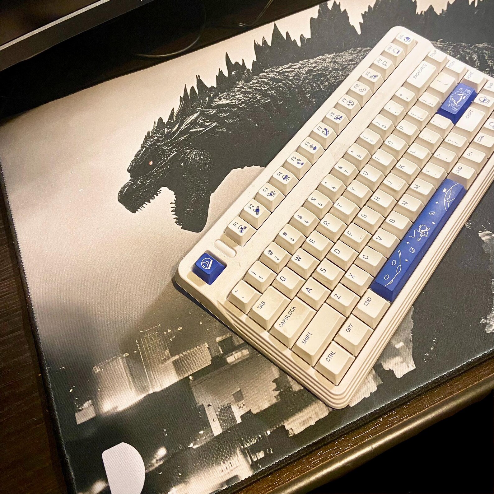 Godzilla Large Desk Mat & Mousepad | 800x400mm - Etsy