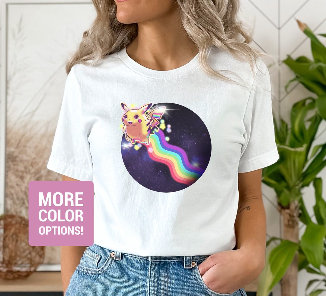 Gay Pride Shirt, Chunky Pika T-shirt, Synthwave LGBTQ Shirt, Pride Day ...