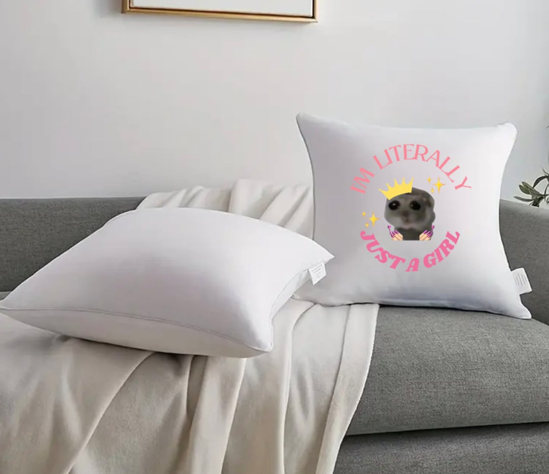 Sad Hamster Hamster Meme Sticker Crying Hamster Funny I'm Just a Girl ...