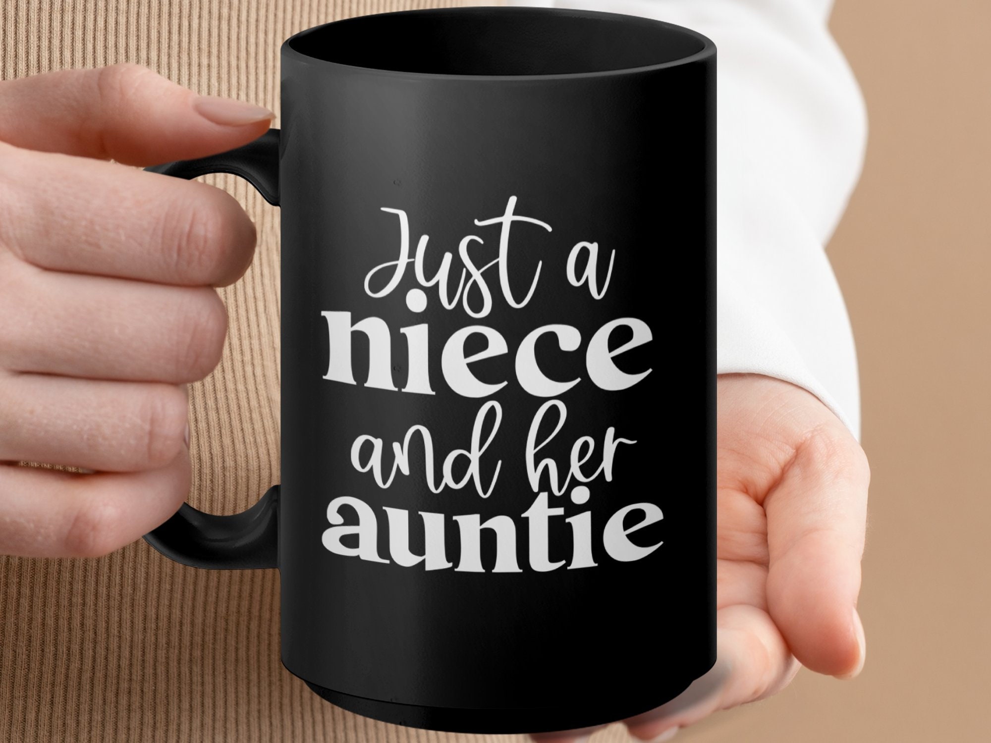 Niece and Auntie Mug, Cute Family Coffee Cup - Etsy