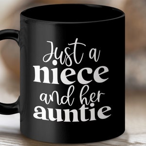 Niece and Auntie Mug, Cute Family Coffee Cup - Etsy