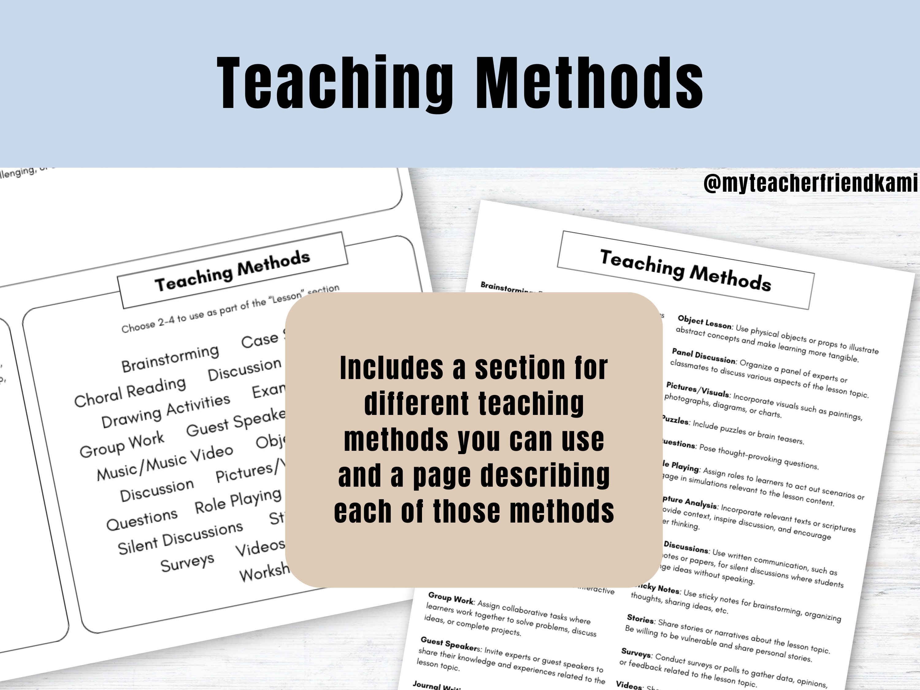 Lesson Plan Template | Come Follow Me | LDS Lesson Planning | Youth ...