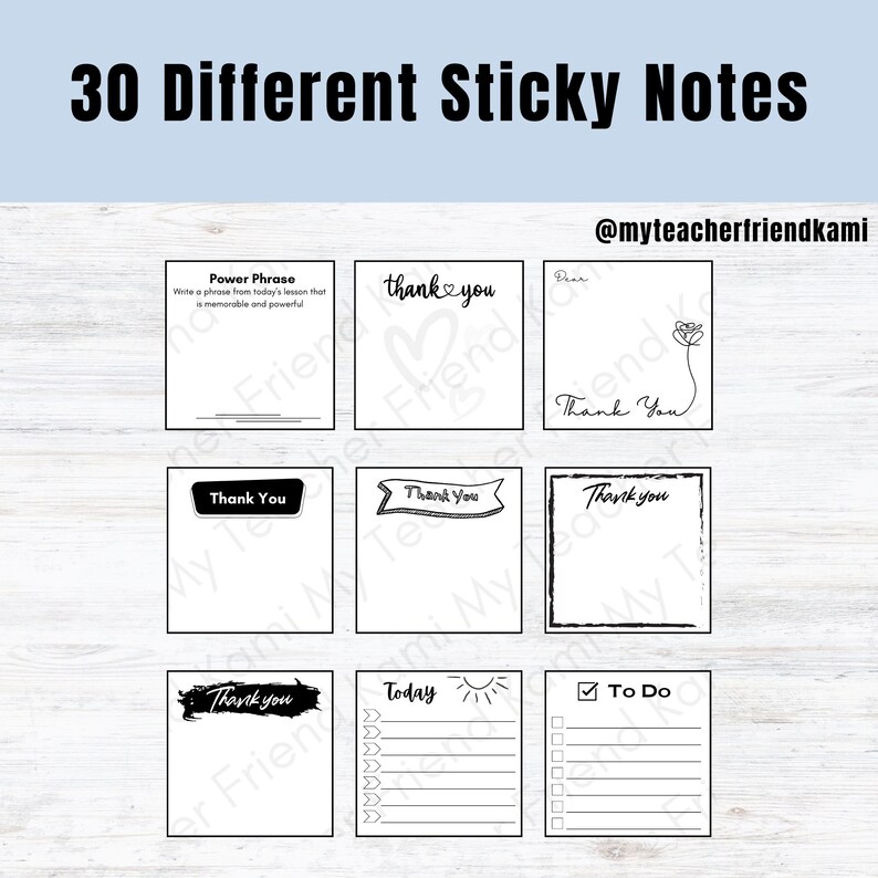 Printable Sticky Notes | Printable Sticky Notes for Seminary / YM / YW ...