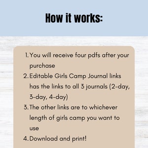 Editable Girls Camp Journal 2024 | LDS Young Women Camp Journal ...