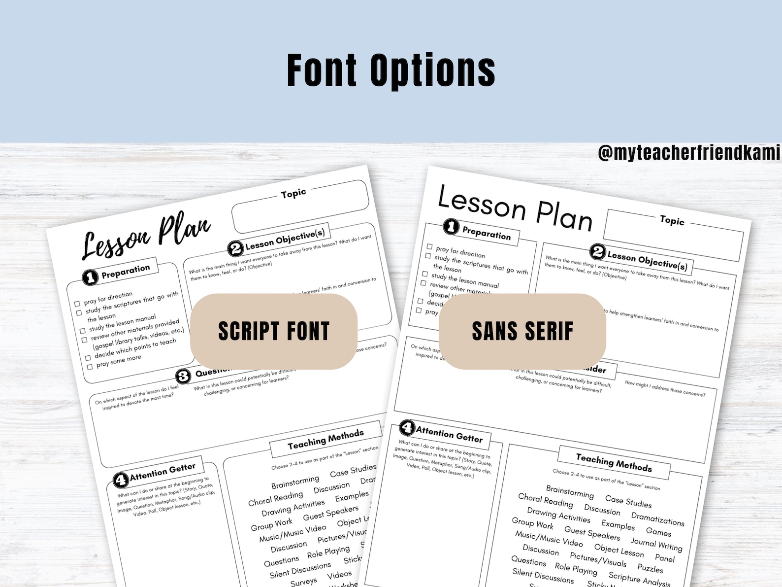 Lesson Plan Template | Come Follow Me | LDS Lesson Planning | Youth ...