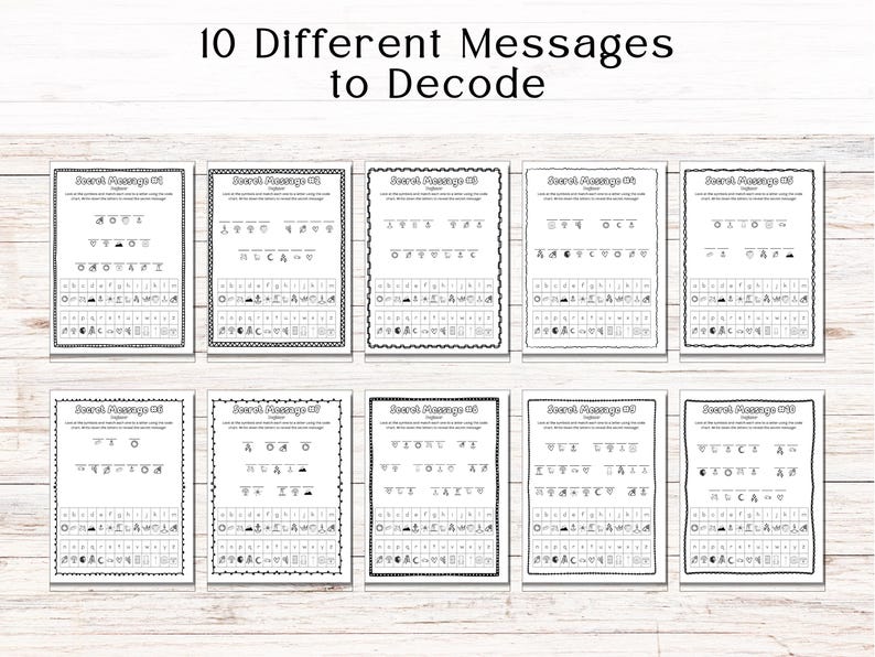 Sacrament Meeting Activity for Kids | Secret Message | Message Decoding ...