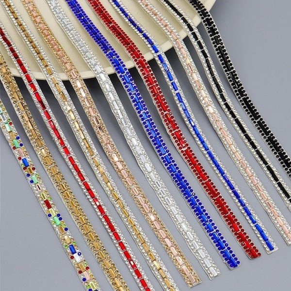 Rhinestone Strip - Etsy