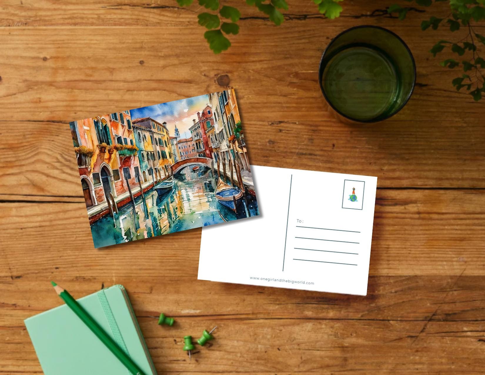 Venice, Italy | Travel Postcard (digital Download | Printable Template ...
