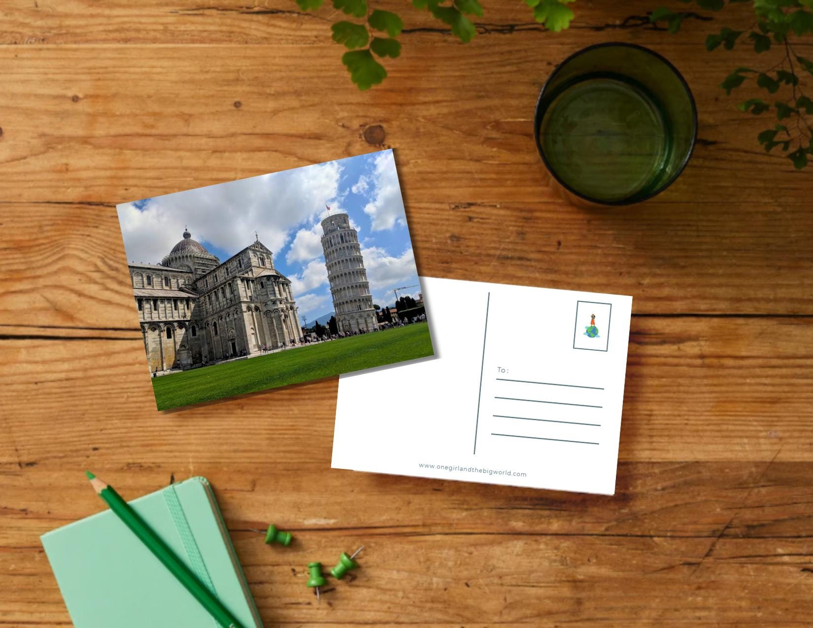 Leaning Tower of Pisa | Italy | Travel Photography Postcard (digital ...