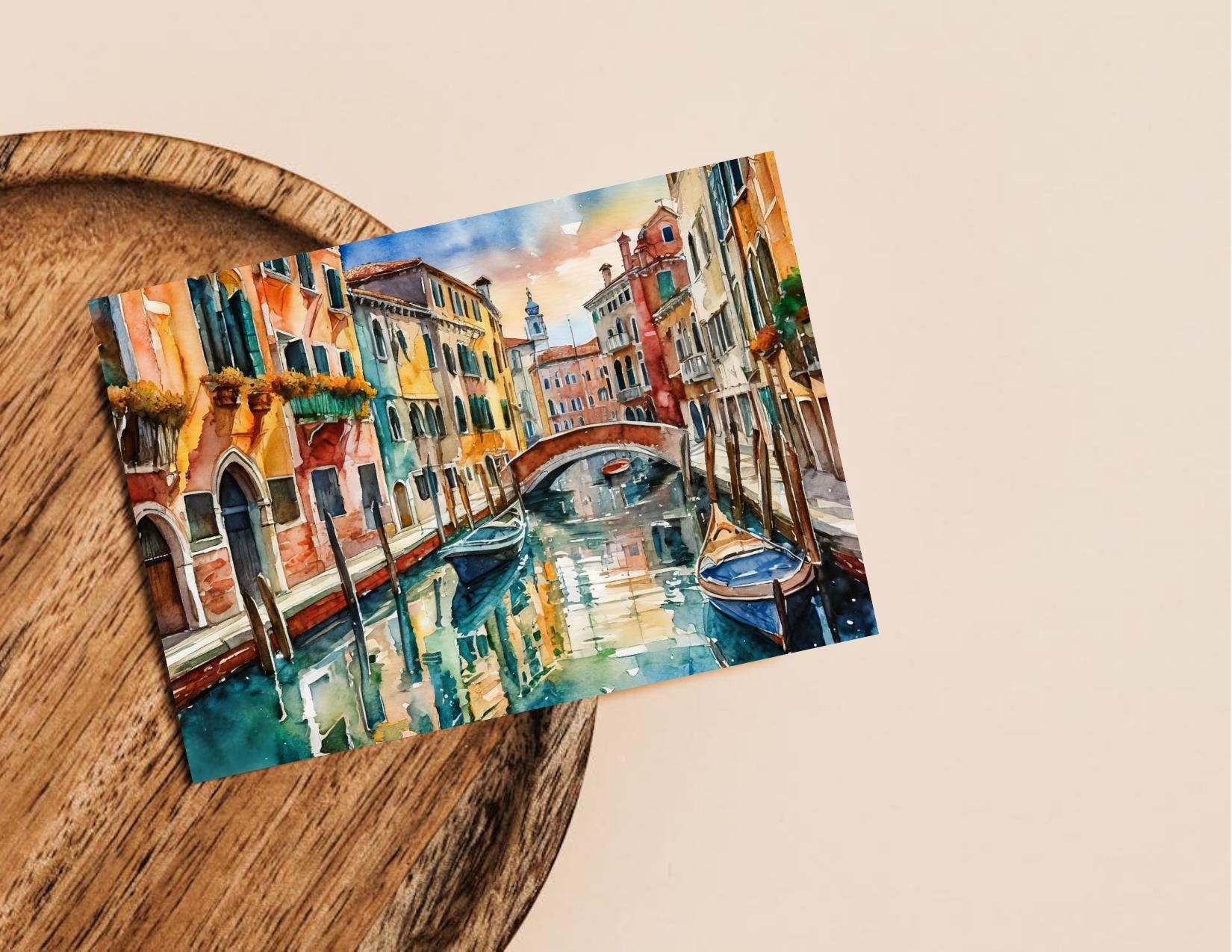 Venice, Italy | Travel Postcard (digital Download | Printable Template ...