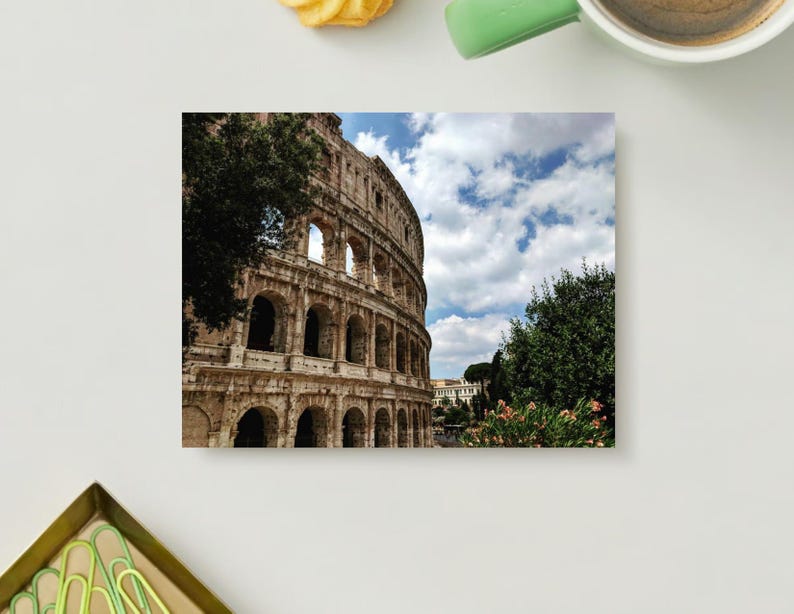 The Colosseum | Rome, Italy | Travel Photography Postcard (digital ...
