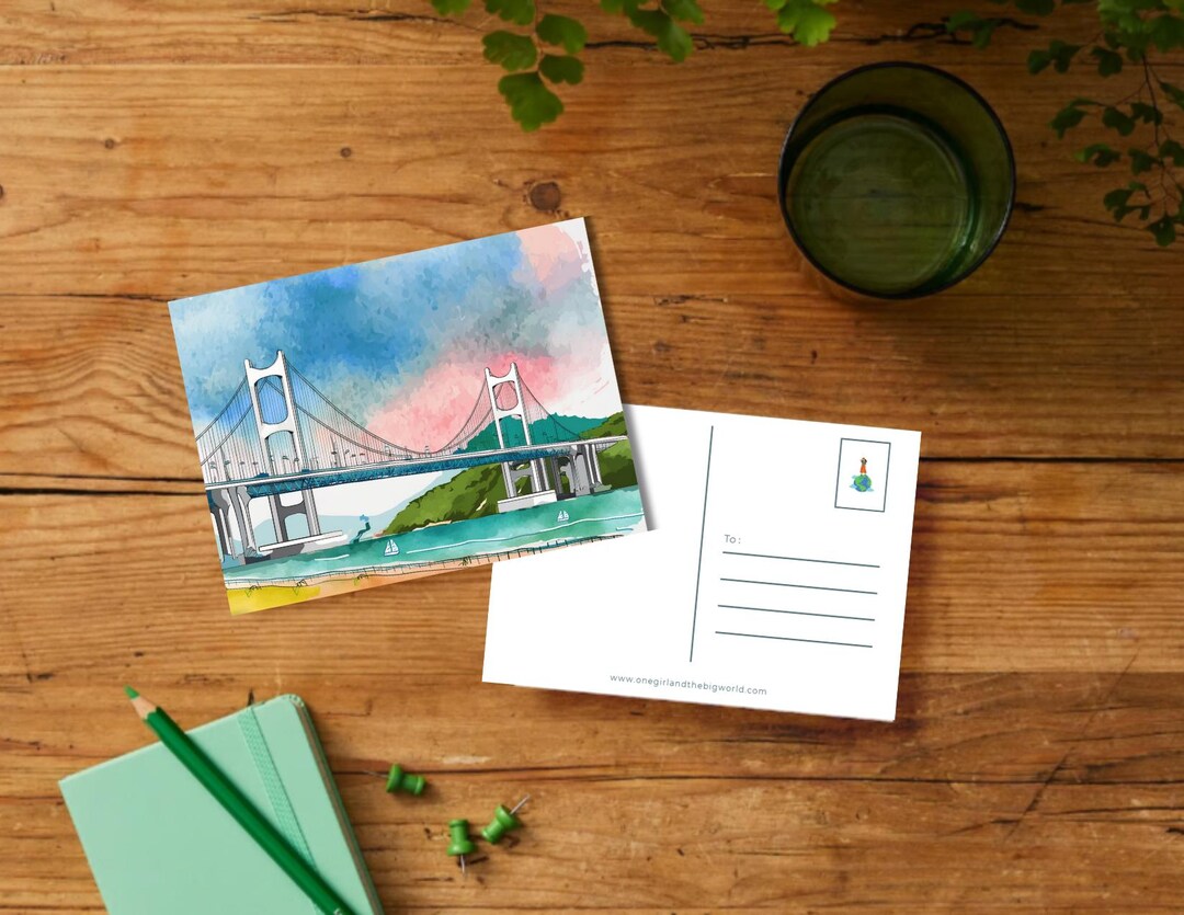 Busan Travel Postcard (digital Download | Printable Template) - Etsy