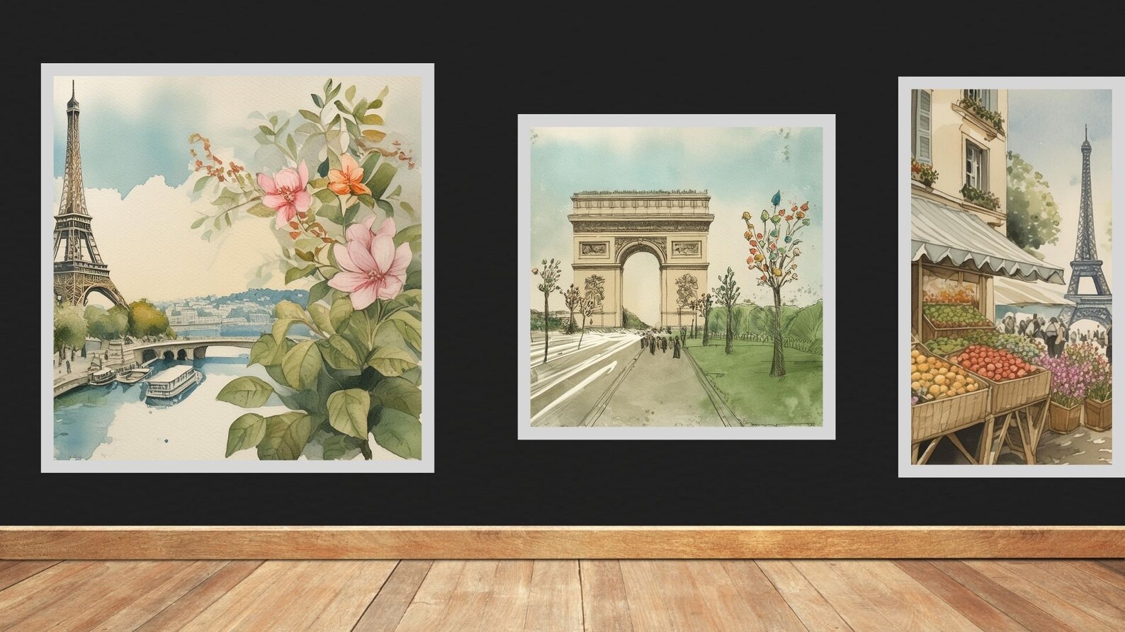 Paris Travel Postcard Set | France (10 Pack - Digital Download ...