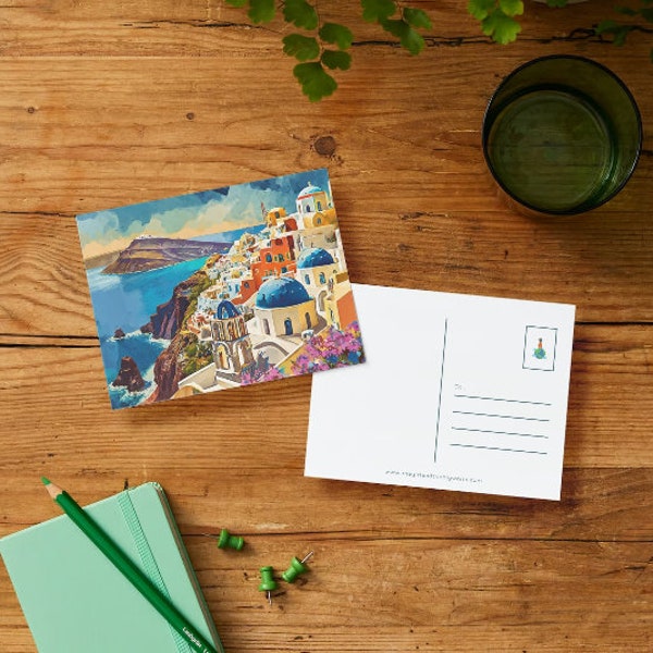 Greek Postcard - Etsy