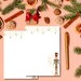 Christmas Nutcracker Letterhead (stationary Unlined and Lined Paper ...