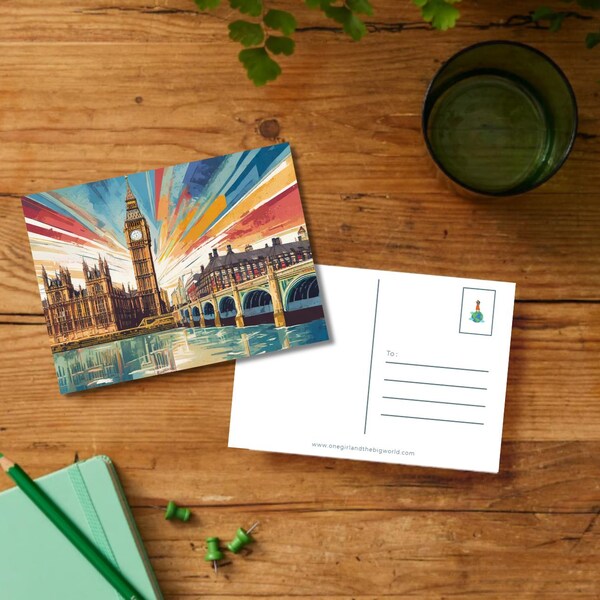London Postcard - Etsy UK