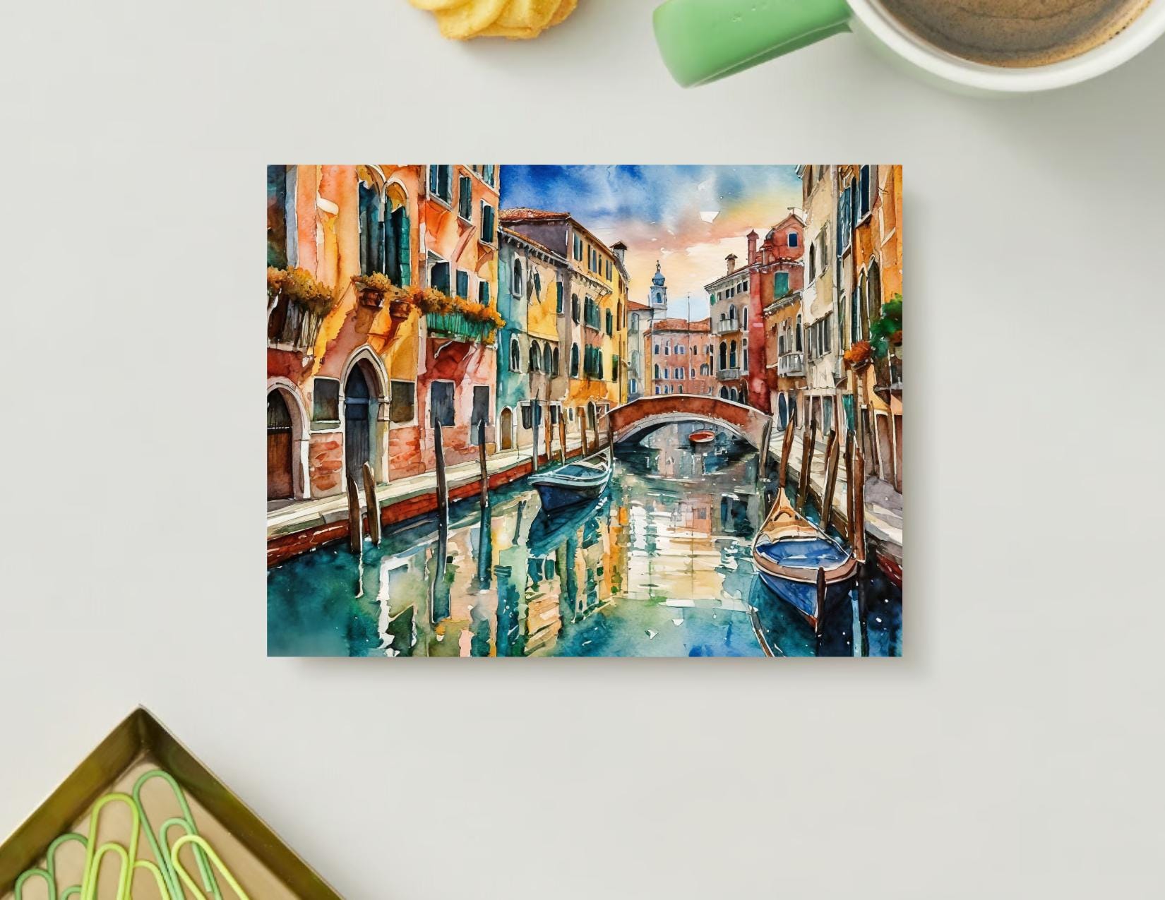 Venice, Italy | Travel Postcard (digital Download | Printable Template ...