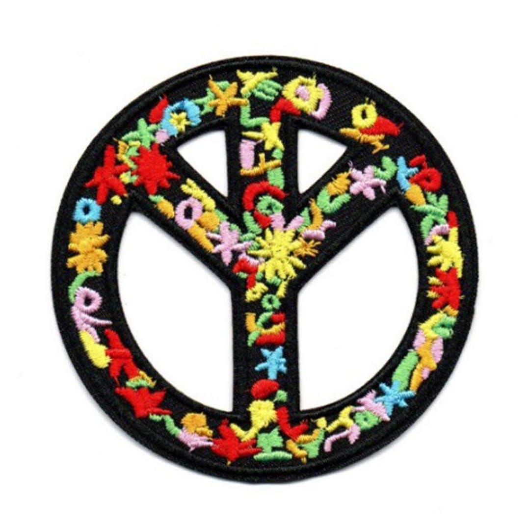 Unique Shaped Letter Embroidered Patches Colorful Iron-on Decorative ...