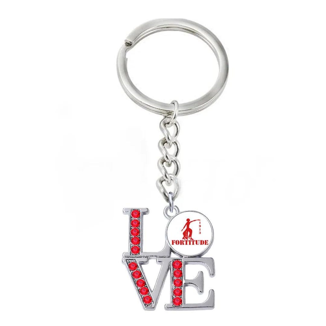 Delta Sigma Theta Fortitude Keychain - Etsy