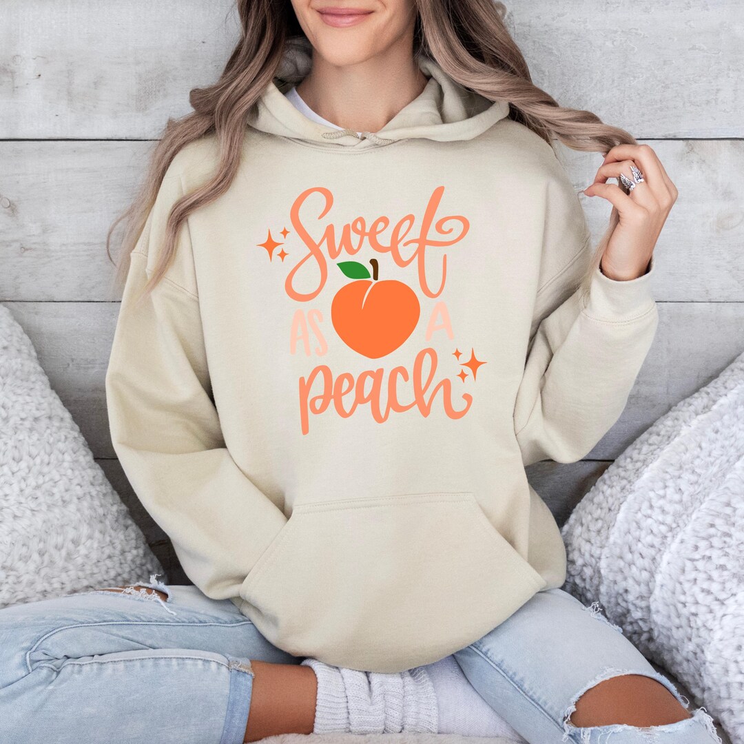 Sweet as A Peach Sweatshirt One Sweet Peach Sweatshirt Georgia Peach ...