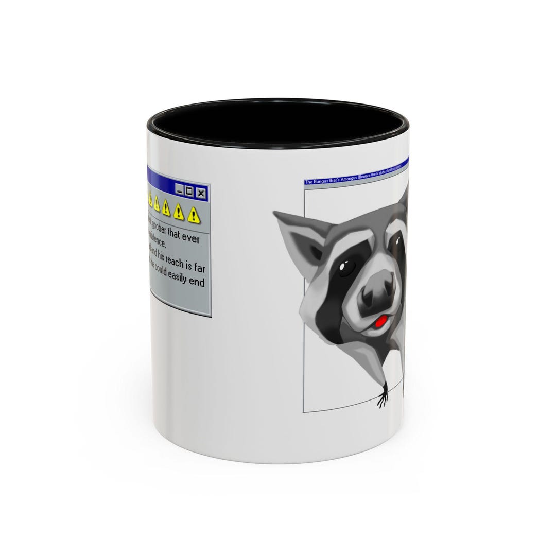 Mug, Playful Among Us Character Design Coffee Cup, Gaming Gamer Gift ...