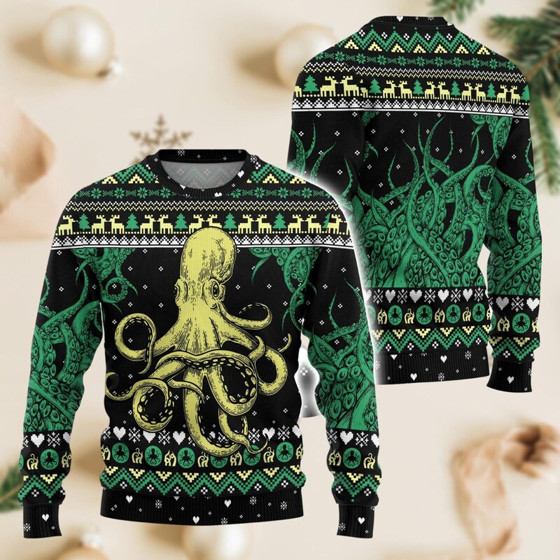 Octopus Sweater - Etsy