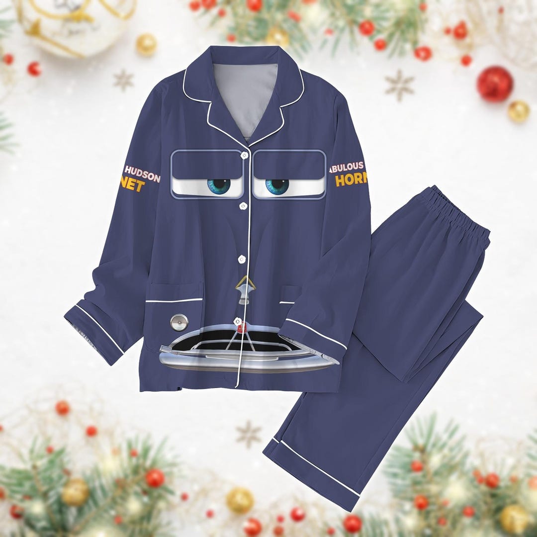 Doc Hudson Car Pajamas, Cars Fabulous Hudson Hornet Cosplay Pj Set ...