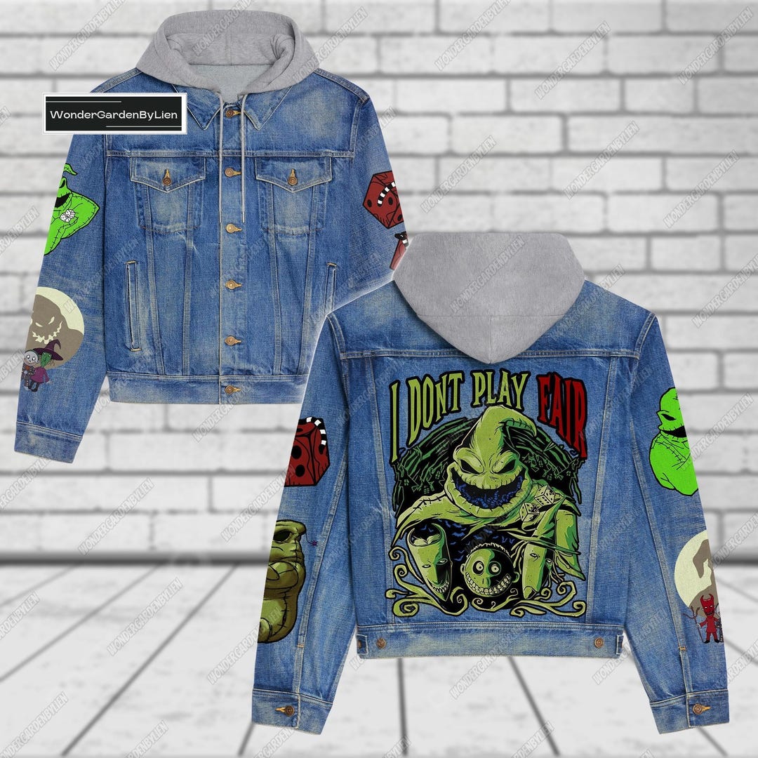 Oogie Boogie Halloween Jacket, Costume Movie Hoodie Jacket, Horror ...