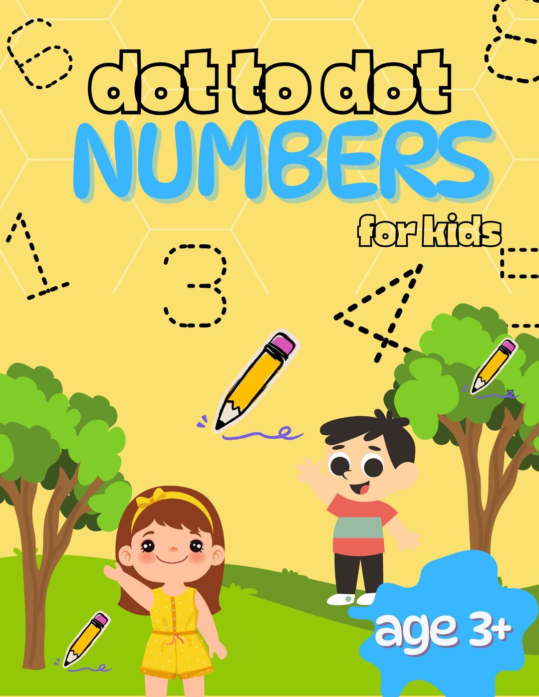 Dot Dot Numbers Interactive Learning Book - Etsy