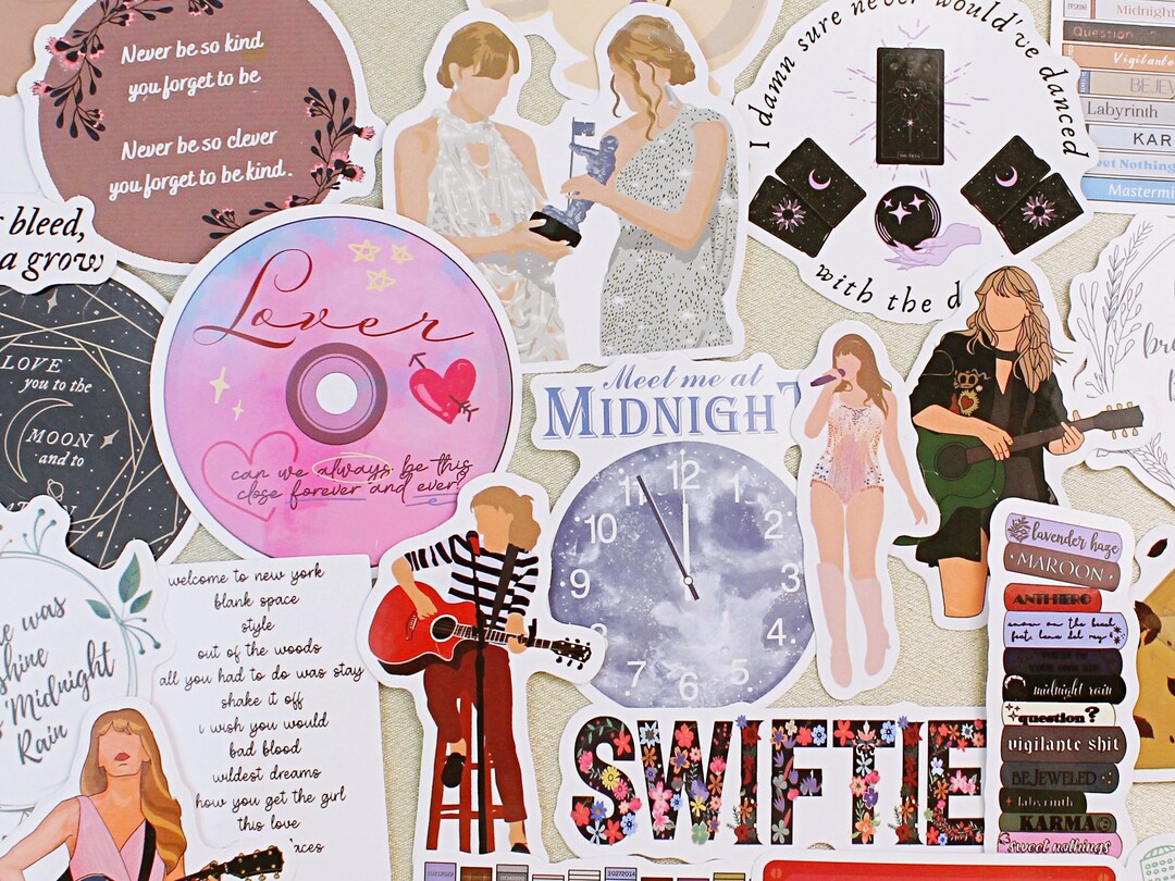 Taylor Sticker 100 Pcs a Pack SWIFTIE Swifties - Etsy UK