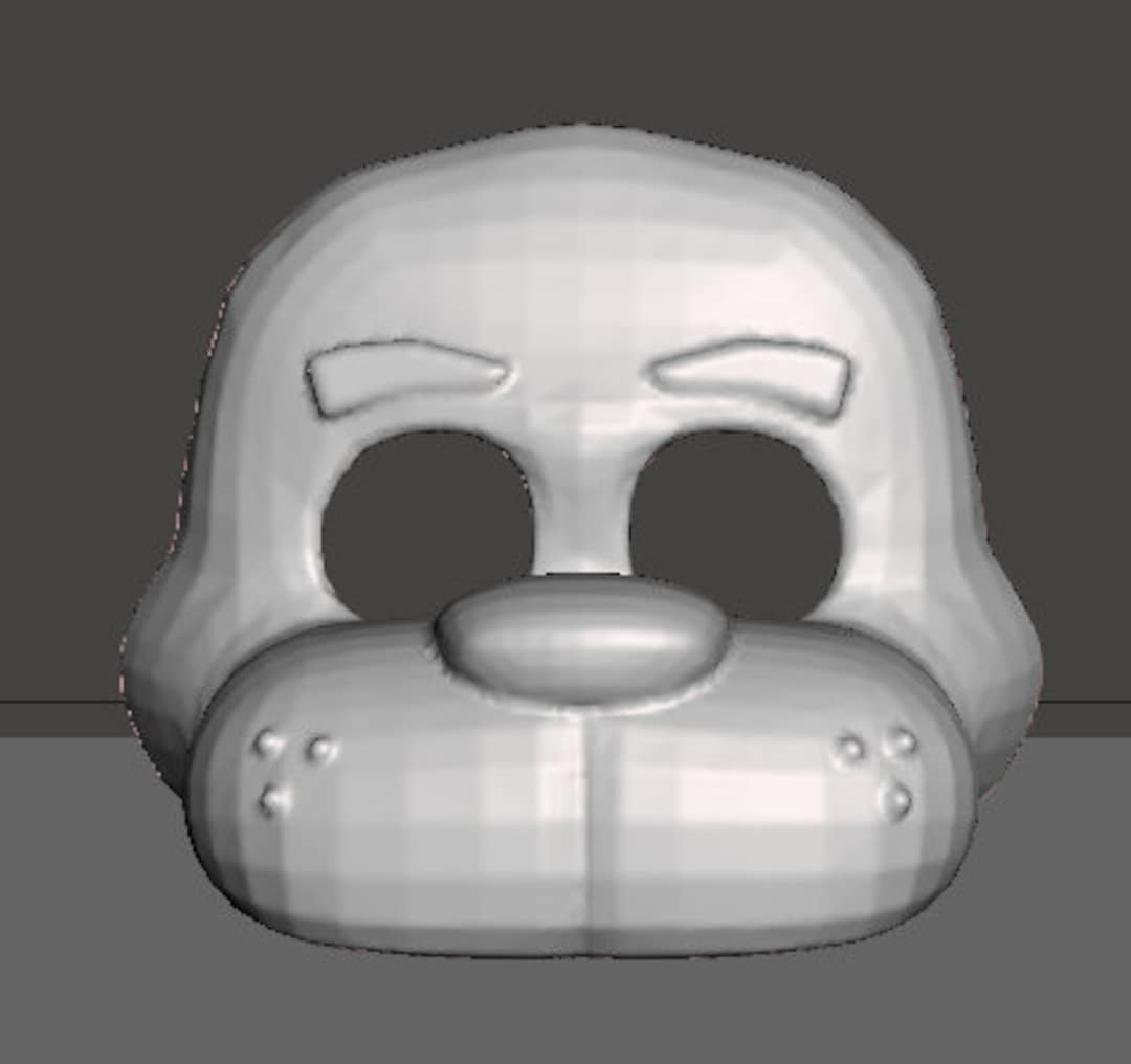 Freddy's 3D Printable Mask (FNAF 1) - Etsy