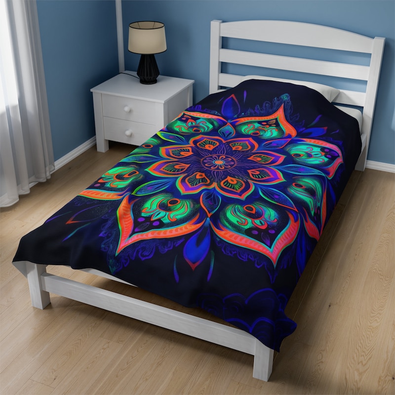 Blacklight Bedding - Etsy