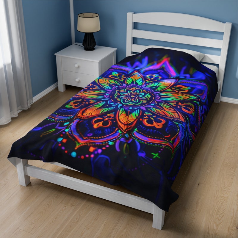 Blacklight Bedding - Etsy