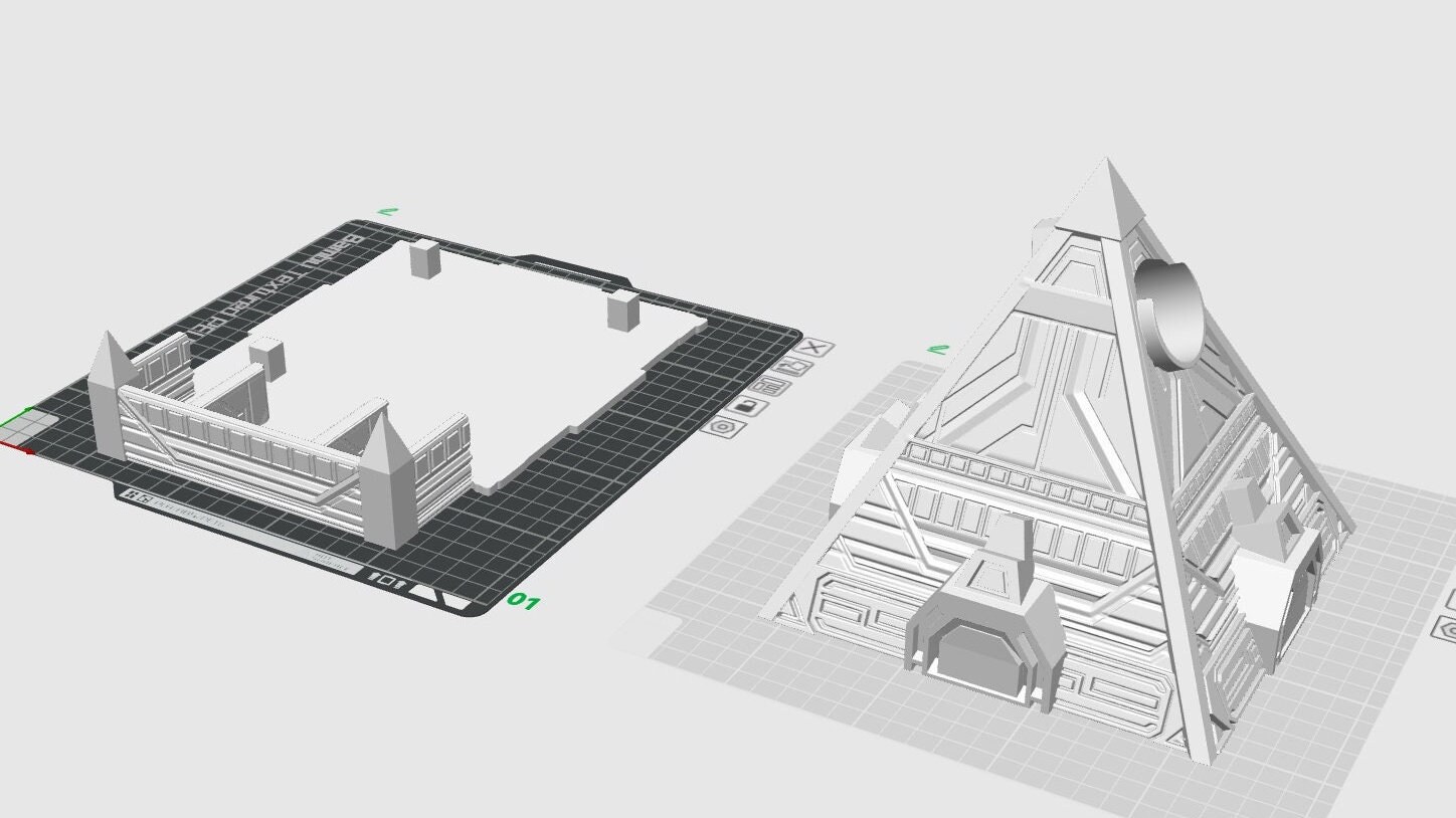 Alien Pyramid Dice Tower Fates End Dnd TTRPG Board Games - Etsy