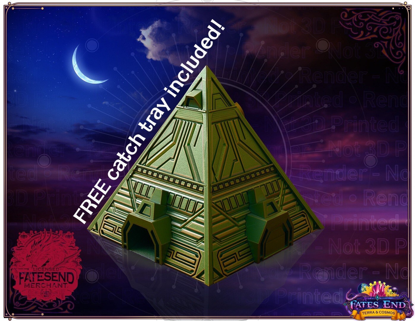 Alien Pyramid Dice Tower Fates End Dnd TTRPG Board Games - Etsy