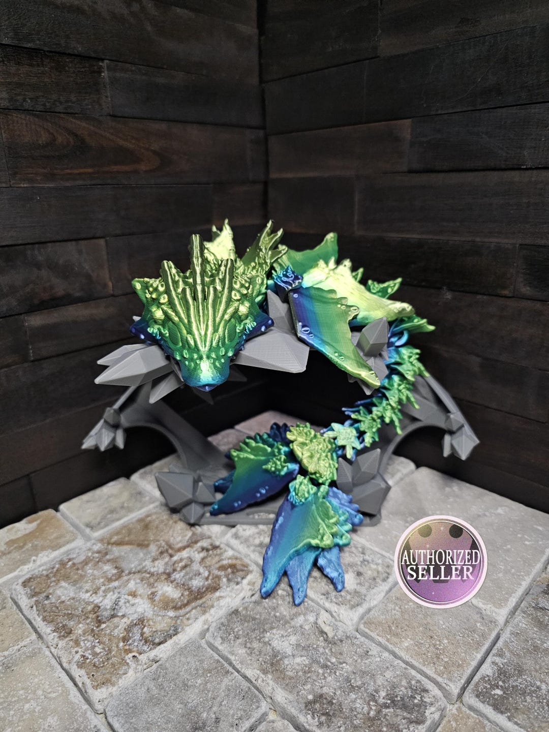 Baby Ocean Dragon | 3D Printed Dragon | Cinderwing | Articulated Dragon ...
