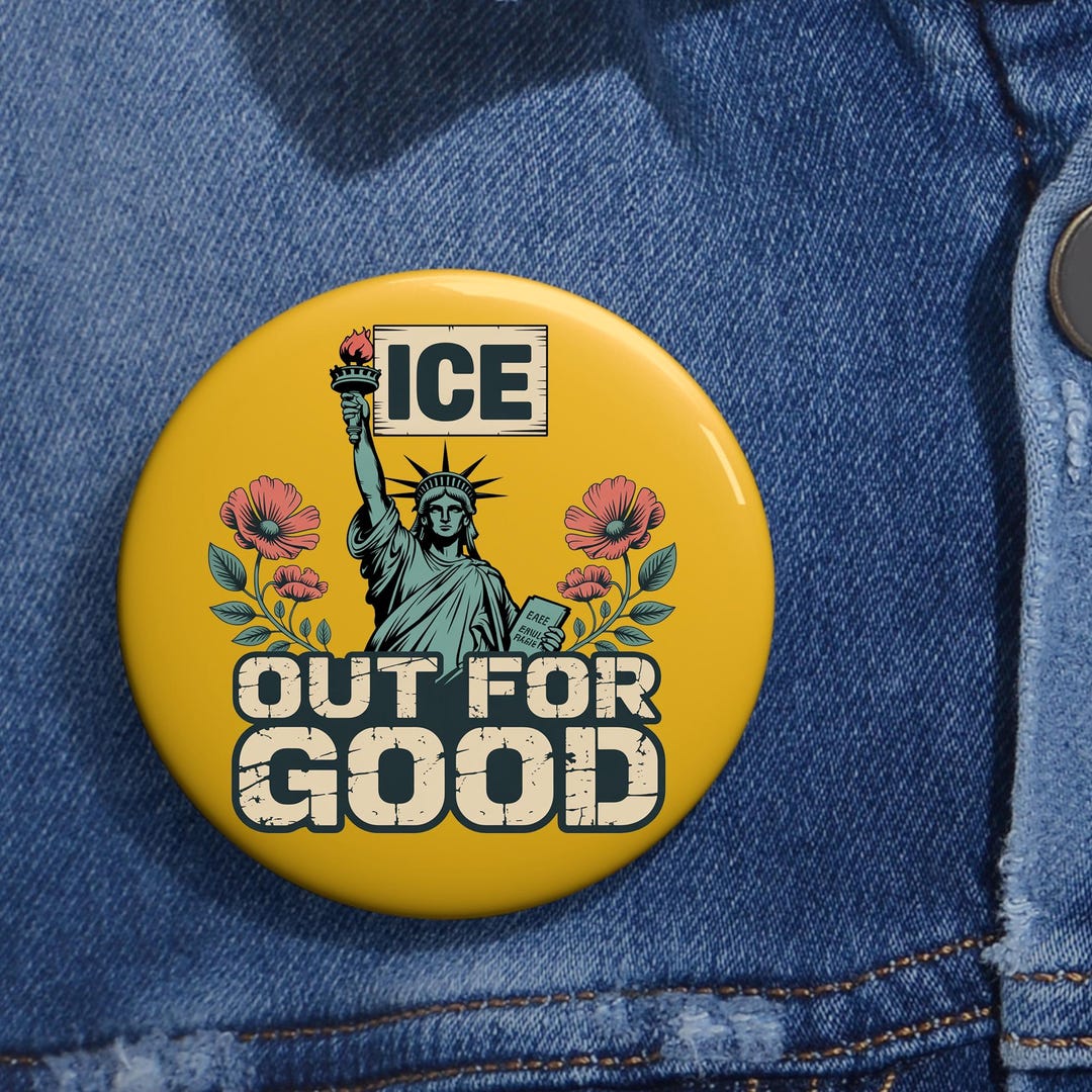 Justice for Renee Nicole Good Pin Buttons in 3 Sizes, Abolish Ice for ...