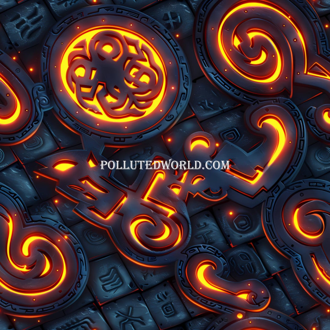 Dwarven Inspired Pattern 3 Seamless Pattern Digital Paper Image 300_dpi ...