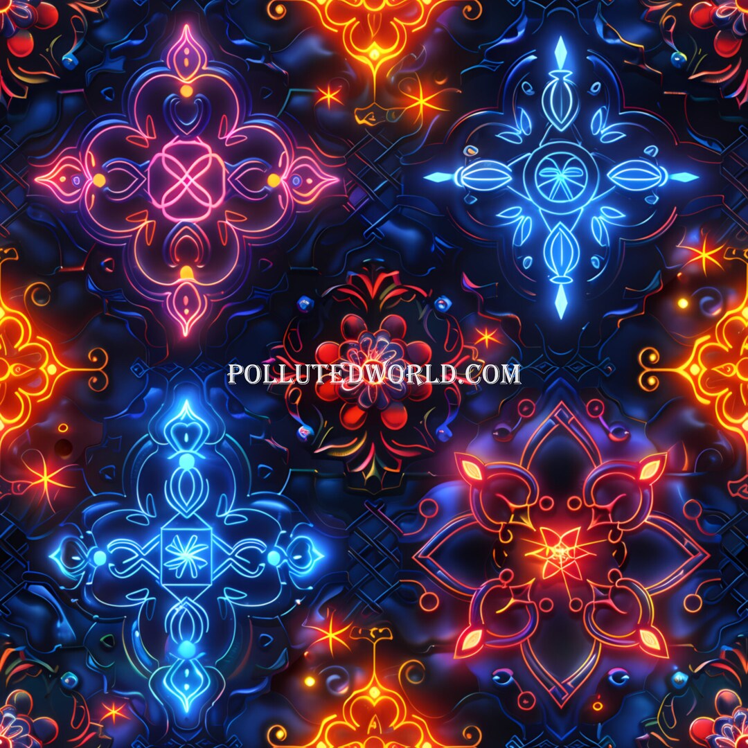 Dwarven Inspired Pattern 1 Seamless Pattern Digital Paper Image 300_dpi ...