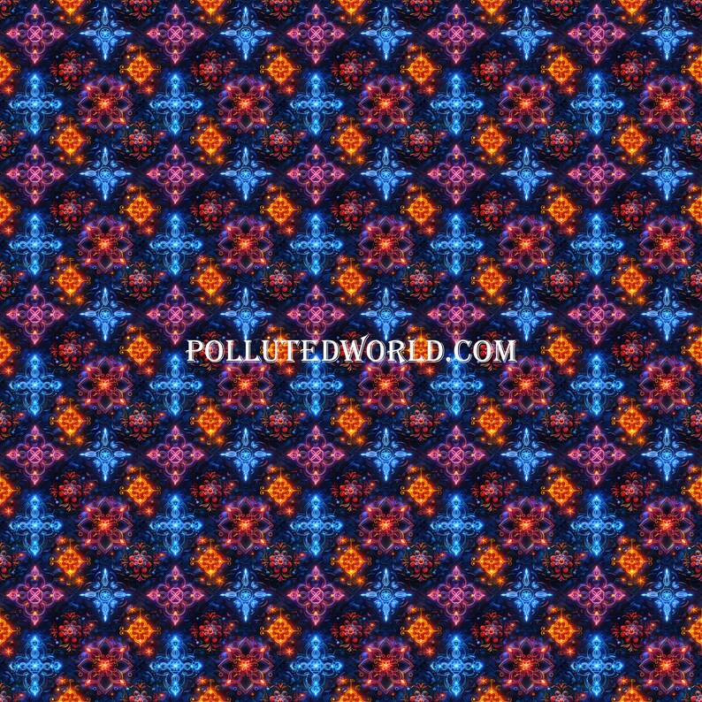 Dwarven Inspired Pattern 1 Seamless Pattern Digital Paper Image 300_dpi ...