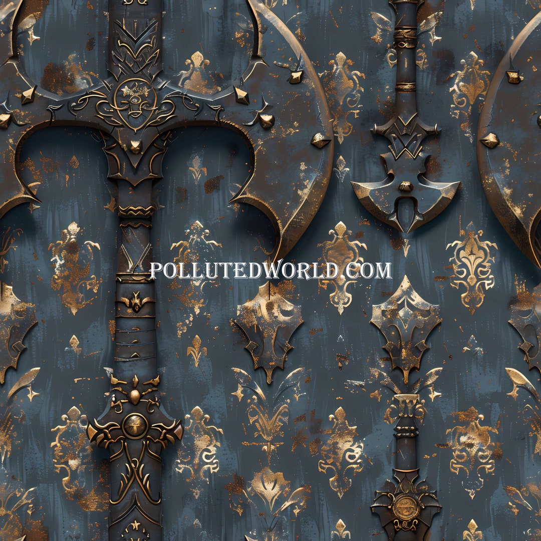 Orc Inspired Pattern 4 Seamless Pattern Digital Paper Image 300_dpi - Etsy