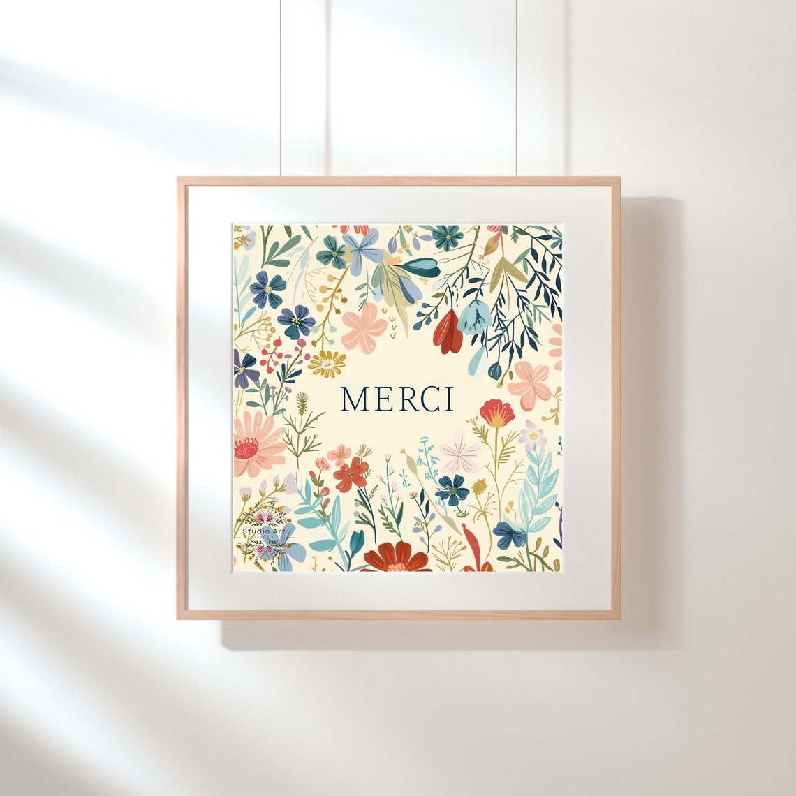 Thank You Card – Fleurs Des Champs - Etsy