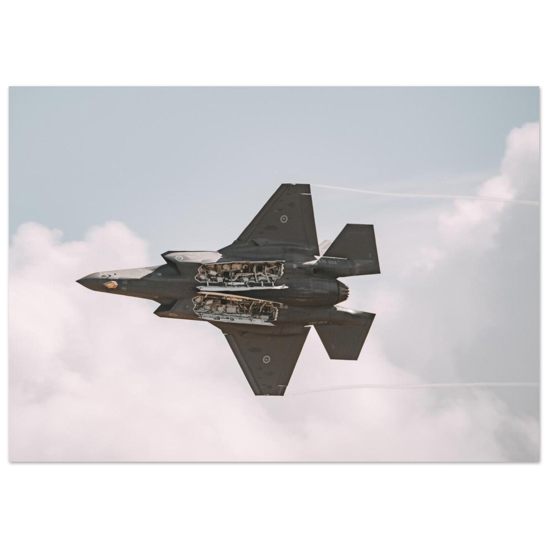 RAAF F-35A Lightning II Photography Poster Print - Fine Art Decor - Etsy