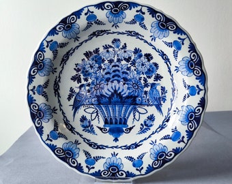 Authentic Royal Delft 1972 Hand Painted Decorative Plate- Traditional ...